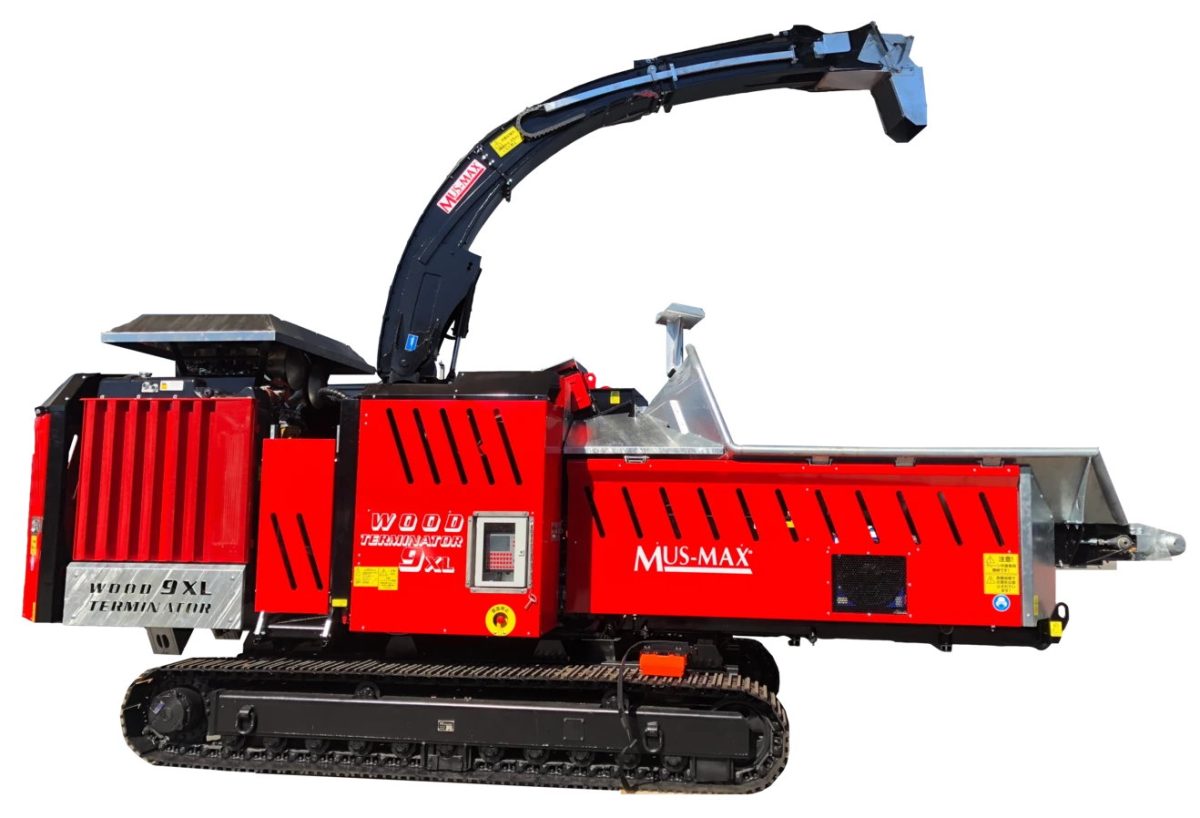 Mus-Max Tracked Diesel Engine Wood Chippers | Jas P Wilson